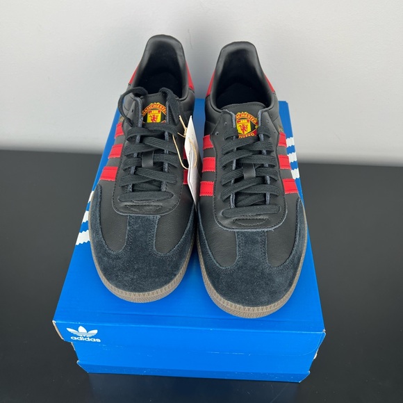 adidas | Shoes | Adidas Original Samba Team Manchester United Black Red ...